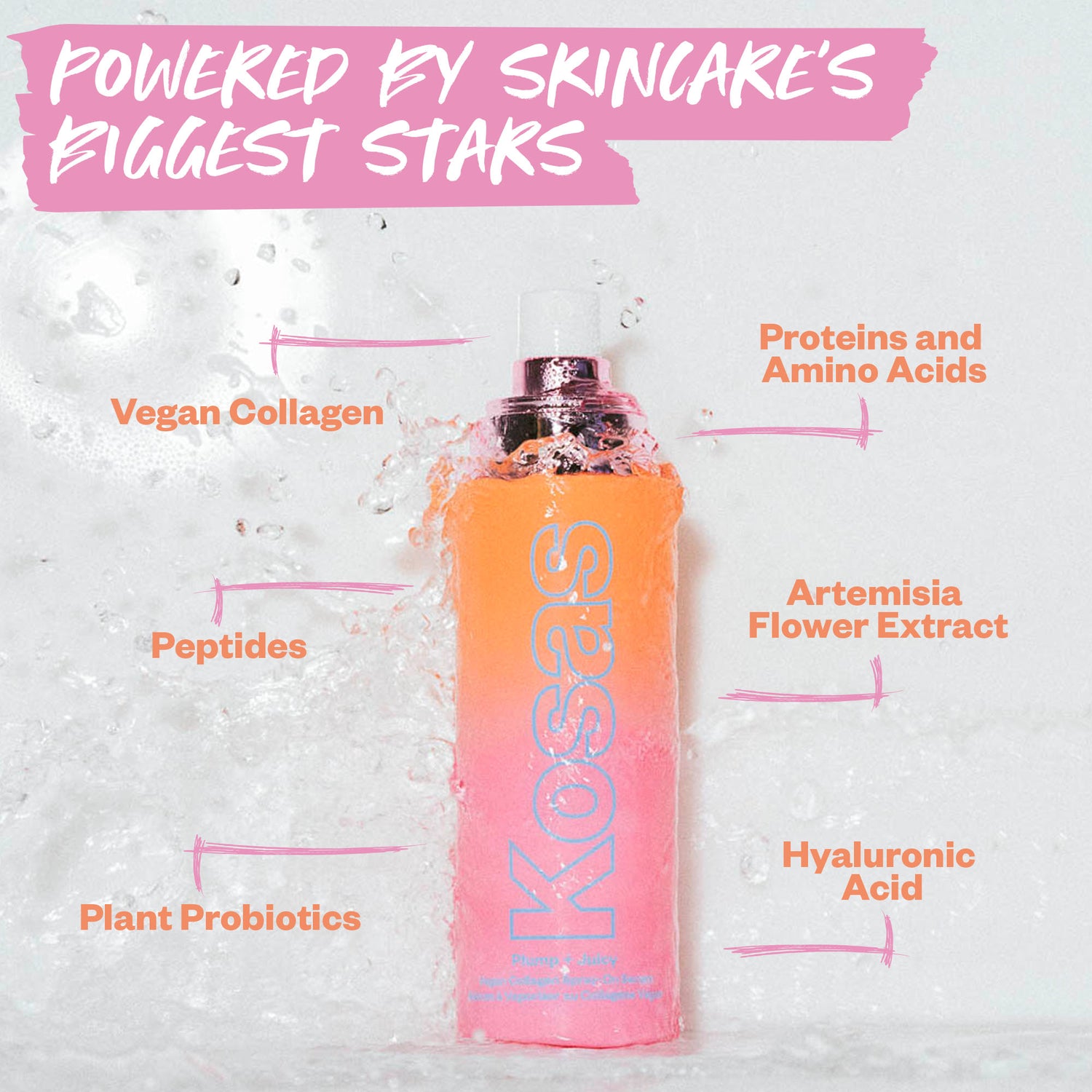 Mini Plump + Juicy Vegan Collagen Spray-On Serum – Kosas Cosmetics